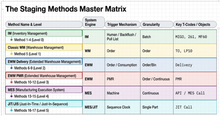 S/4HANA Production Staging: The Ultimate Guide from IM to EWM
